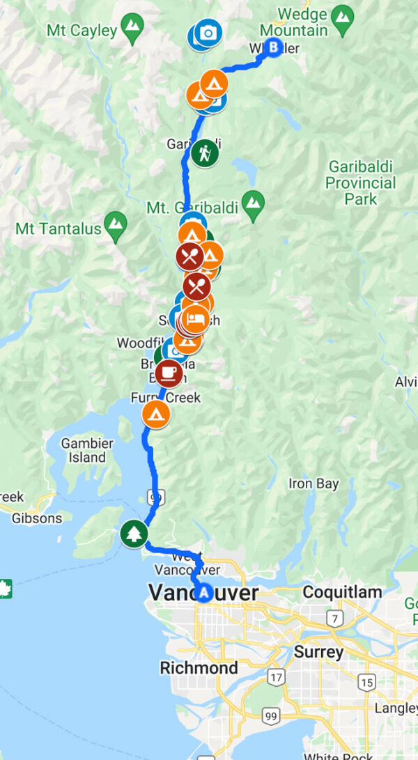 Sea to Sky Highway Road Trip Guide: Driving from Vancouver to Whistler