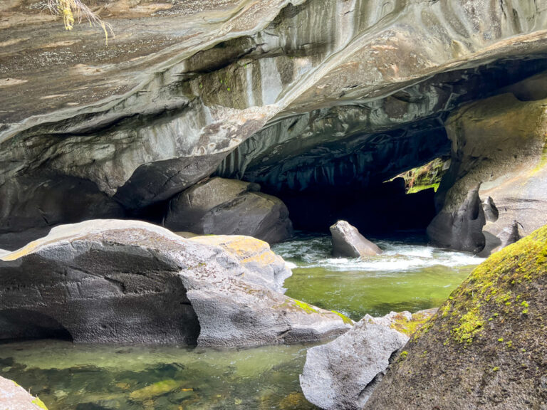 Little Huson Caves on Vancouver Island