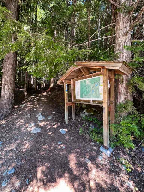 Rainbow Falls Loop Trail in Whistler