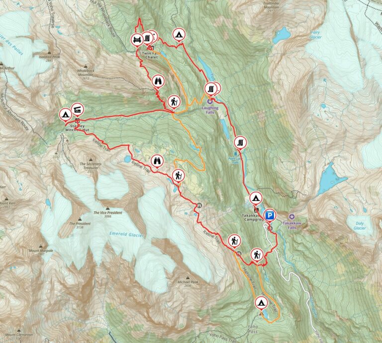Backpacking the Yoho Valley Loop/Iceline Trail
