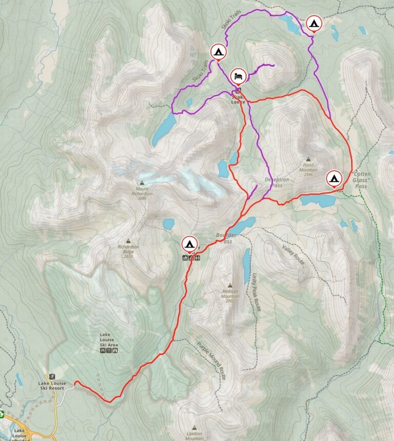 Skoki Loop Hiking and Backpacking Trail Guide
